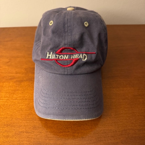 Accessories | Hilton Head Baseball Cap Adjustable Velcro Strap Vintage ...